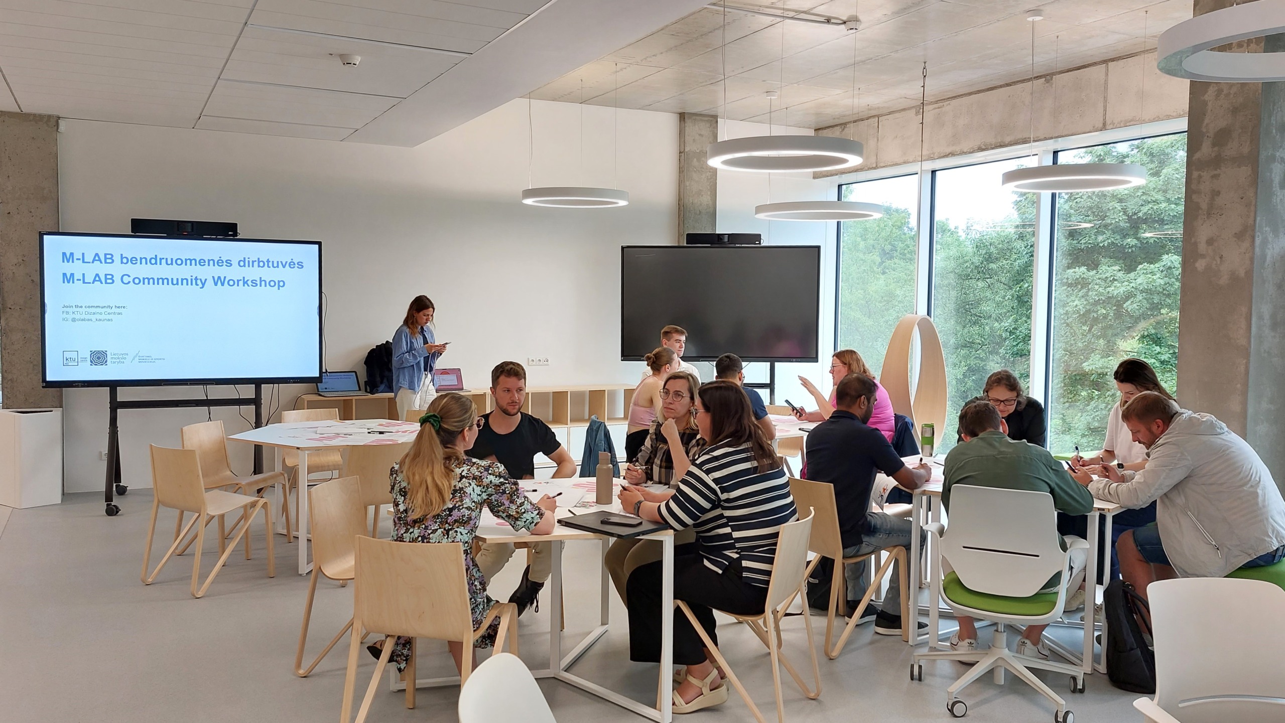 M-LAB laboratorijos centre vyko bendruomenės dirbtuvės - KTU | KTU